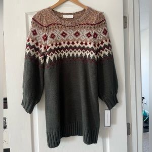 Goodnight Macaroon | Dresses | Nwt Goodnight Macaroon Gray Fair Isle ...